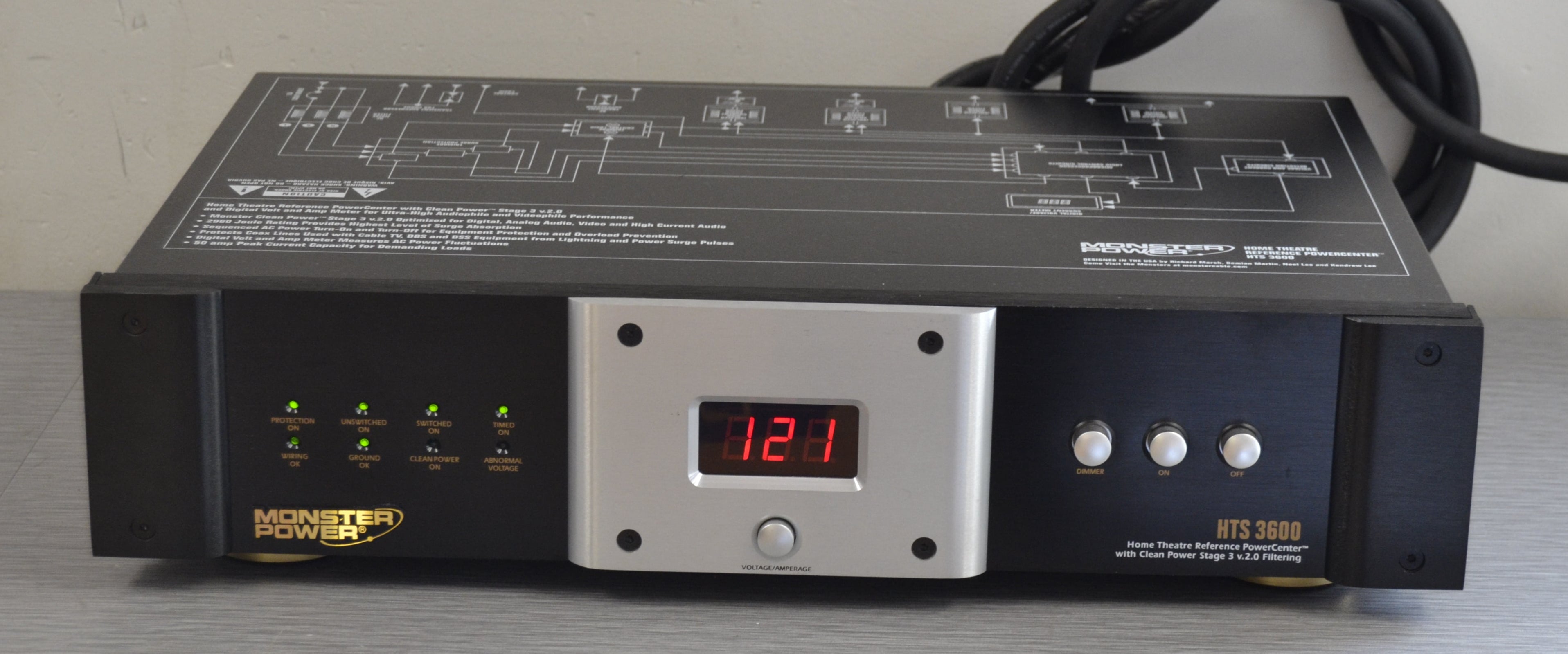 Monster Power HTS3600 Power Center – The Turntable Store