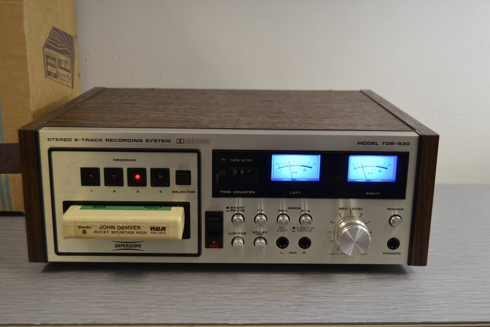 Superscope by Marantz TDR-830 - 8 Track Player and Recorder * Box – The ...
