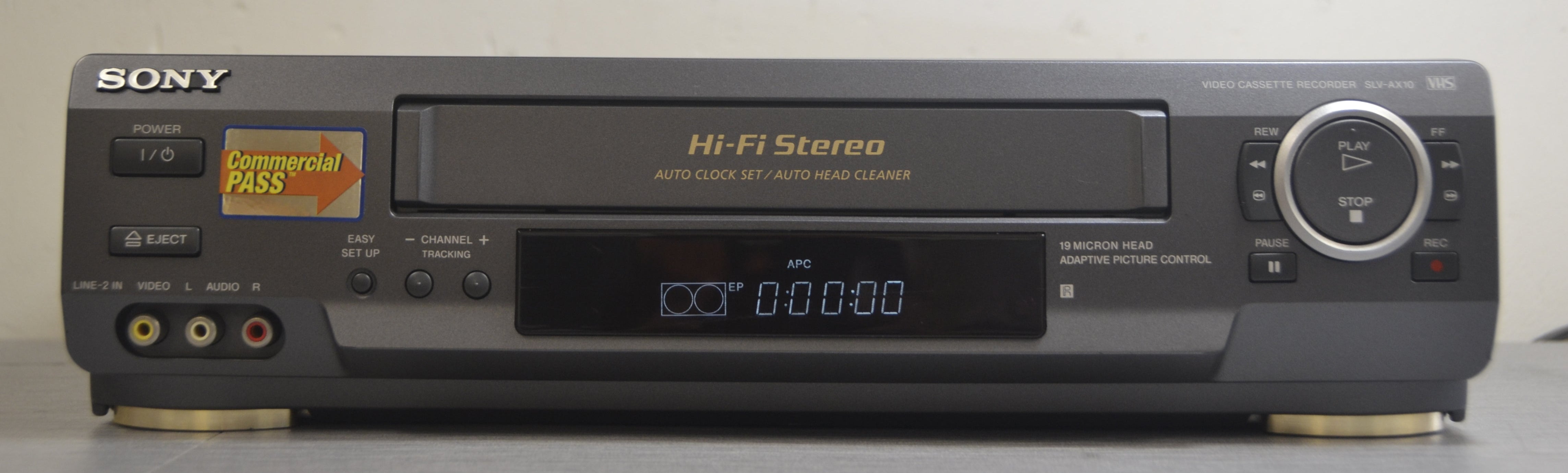 Sony SLV-AX10 Video Cassette Recorder * VHS HiFi – The Turntable Store