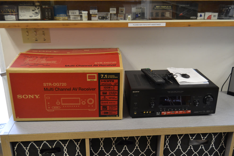 Sony STR-DG720 Stereo Av Receiver * Manual * Box * Remote * Accessory ...