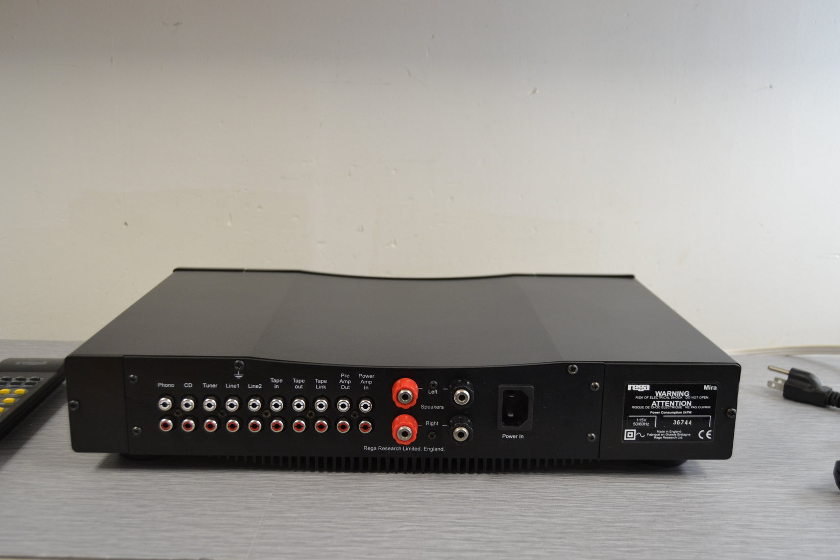 Rega MIRA Integrated Amplifier * Remote Control * – The Turntable Store
