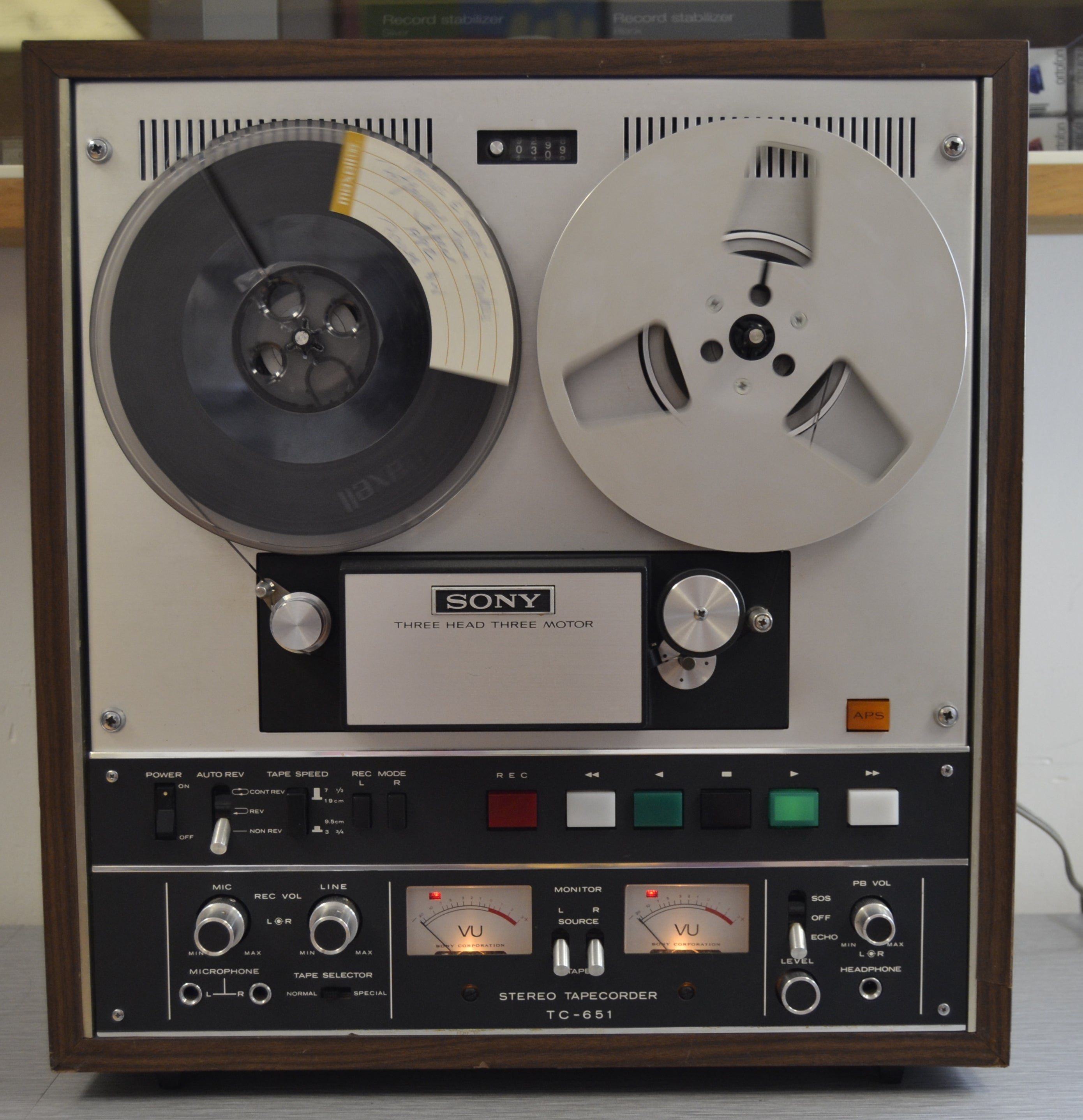 Sony TC-651 Reel to Reel Recorder 3 Heads – The Turntable Store
