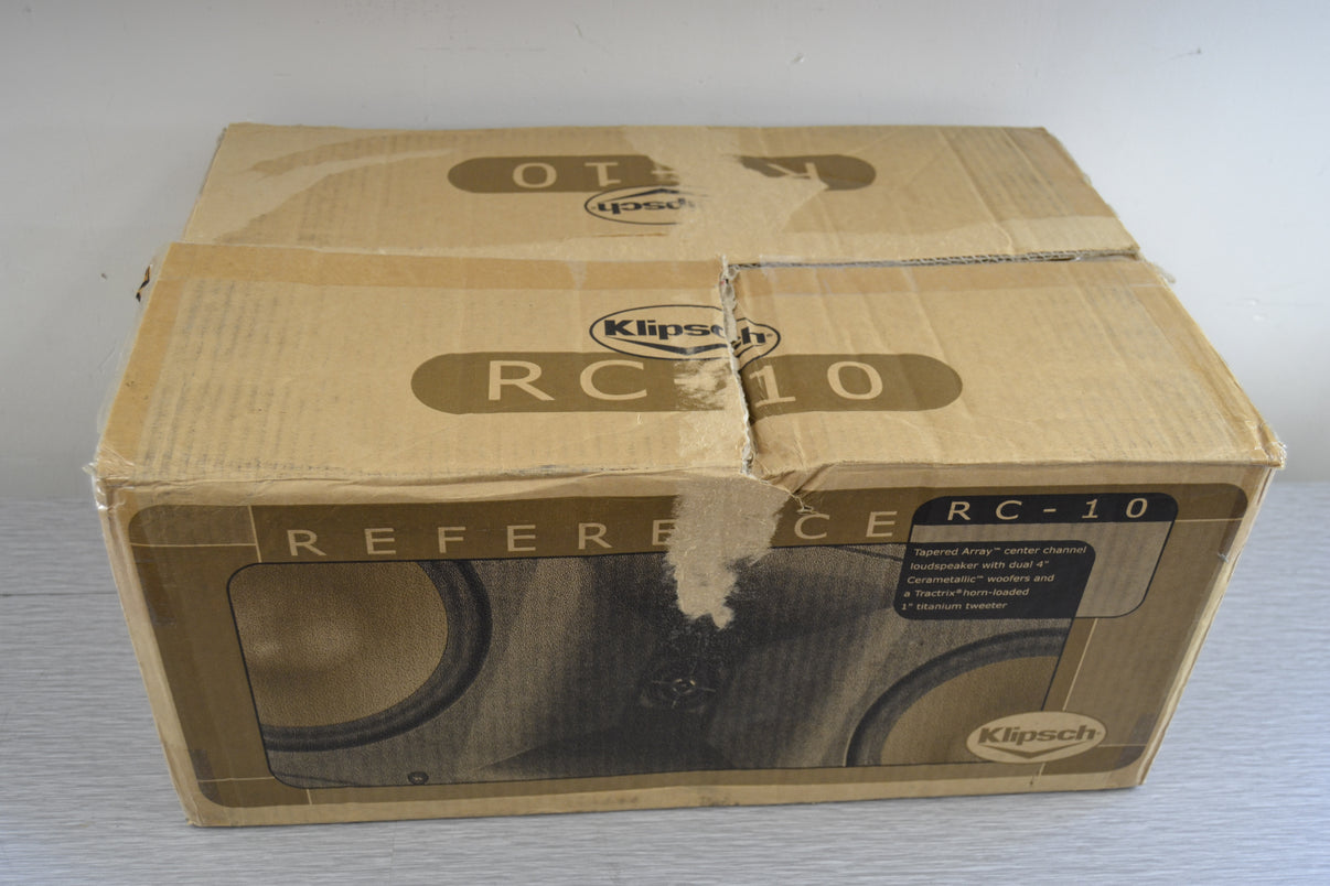 Klipsch RC-10 Center Channel Speaker * Original Box – The Turntable Store