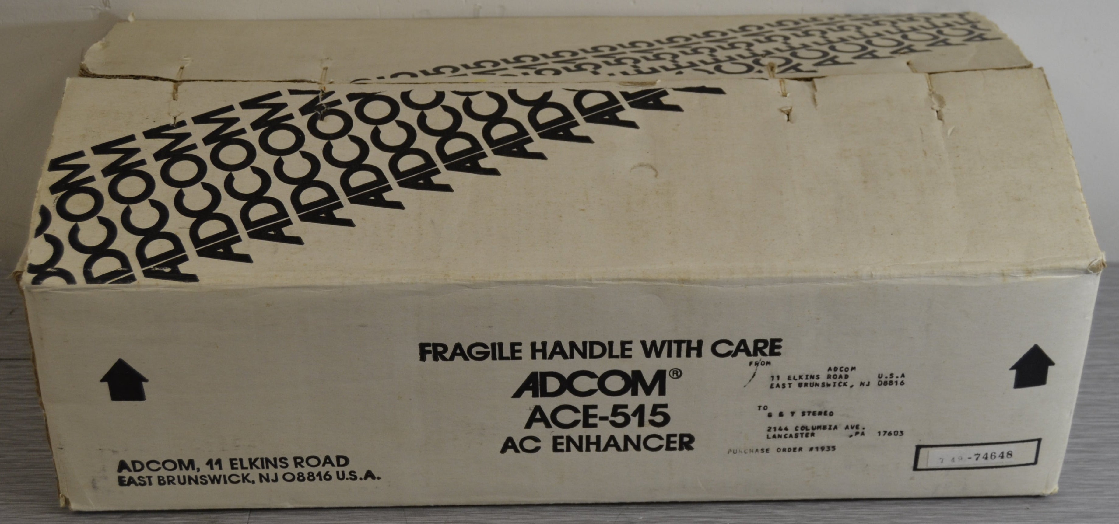 Adcom ACE-515 AC Enhancer * Box – The Turntable Store