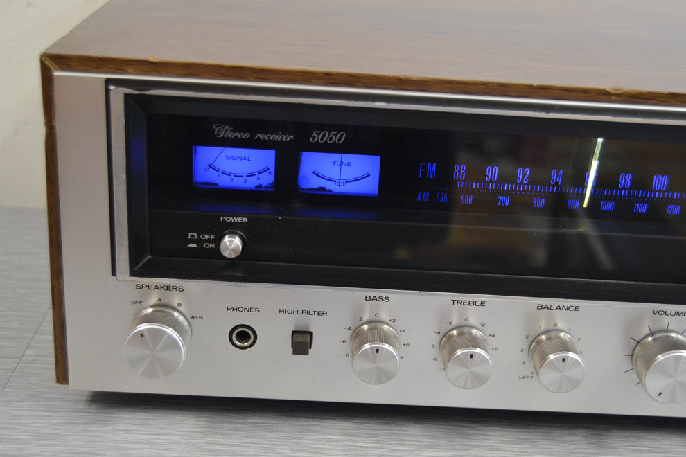 Sansui 5050 Stereo Receiver * 1976 * 30W RMS – The Turntable Store