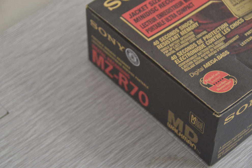 Sony MZ-R70 Portable Minidisc Player * Box and All Accessories – The ...