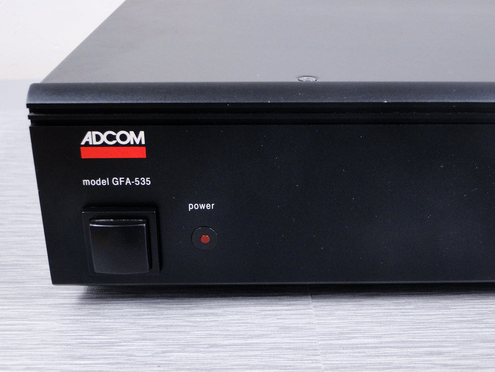 Adcom GFA-535 Stereo Power Amplifier – The Turntable Store