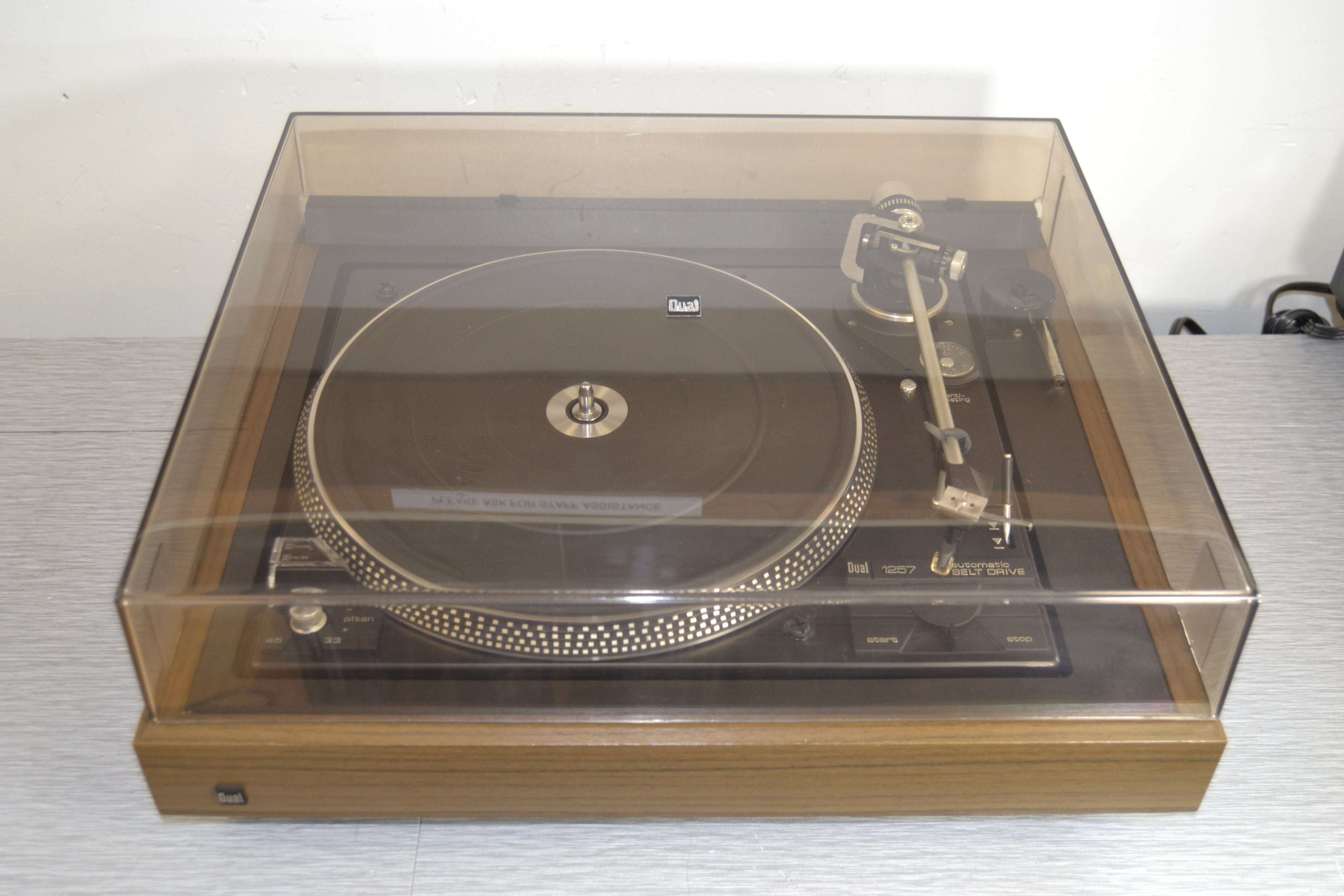 Dual 1257 Turntable with Ortfon OM10 Cartridge – The Turntable Store