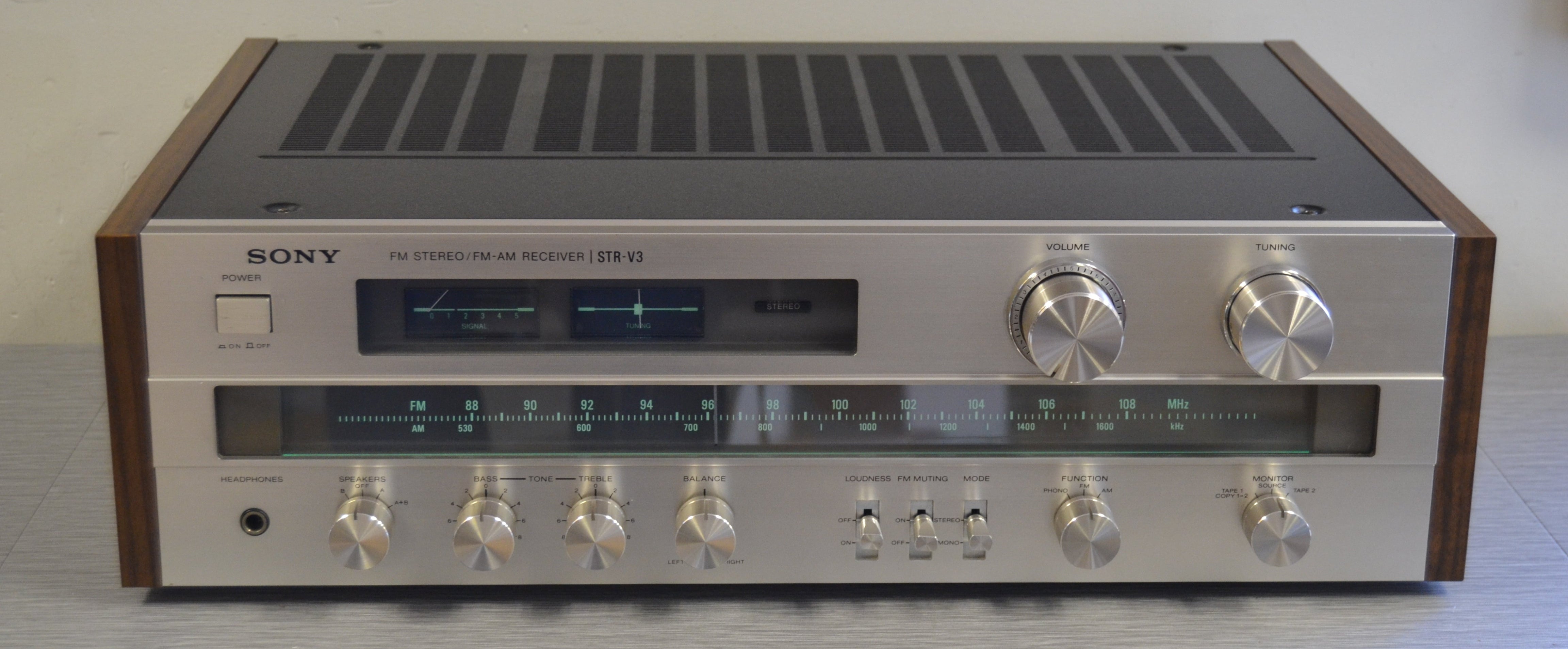 Sony STR-V3 Stereo Receiver * 35W RMS * 1978 – The Turntable Store