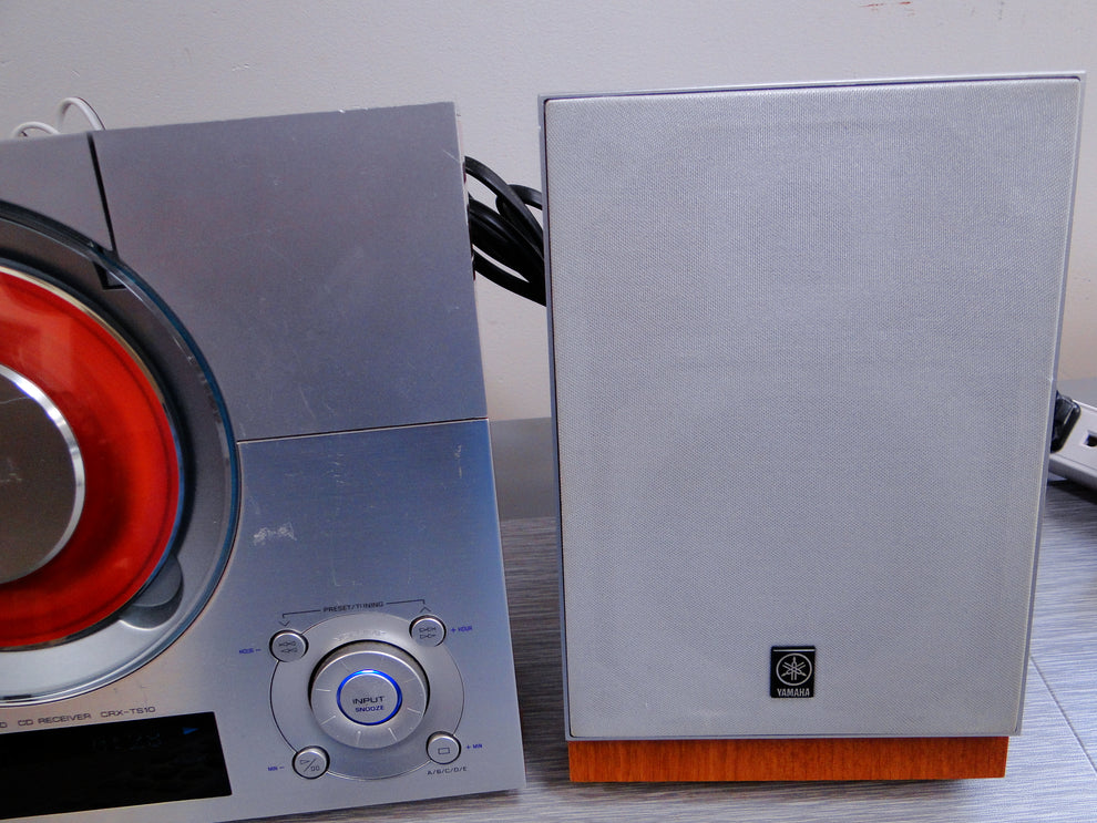 Yamaha CRX-TS10 Desktop CD Music System – The Turntable Store