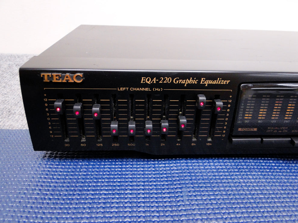 Teac EQA-220 Stereo Graphic Equalizer – The Turntable Store