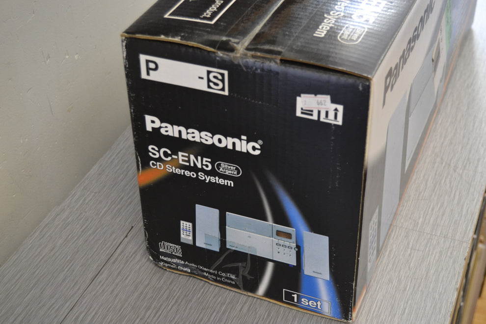Panasonic SC-EN5 CD Music System - NEW OLD STOCK - SEALED BOX !!! – The ...