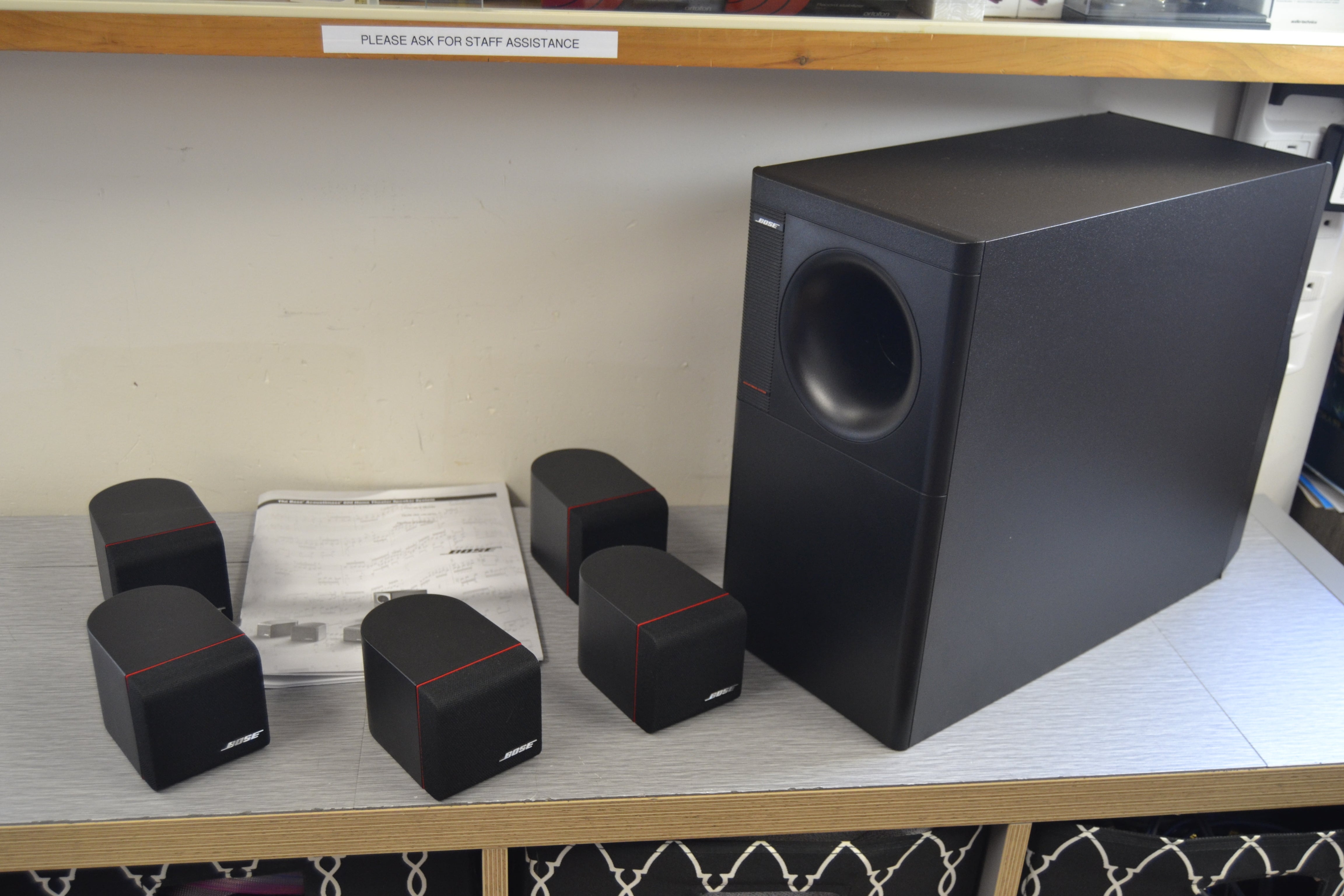 Bose Acoustimass 600 Stereo 5 Channel Speaker System * All wiring incl ...