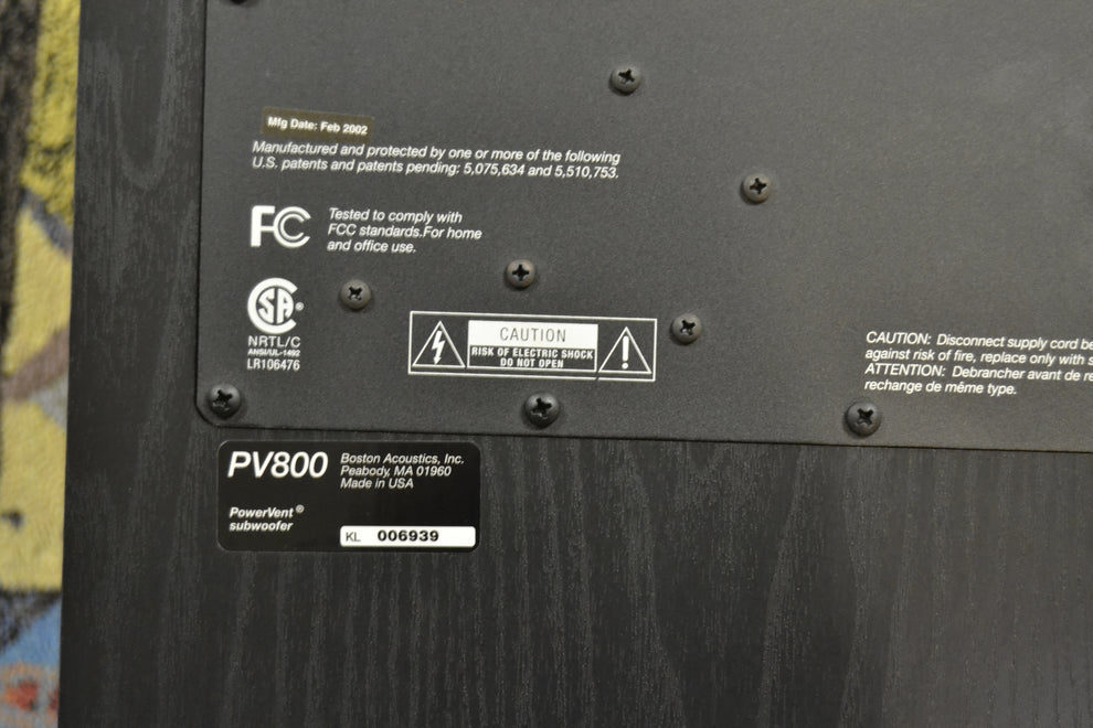 Boston PV800 Powered Subwoofer – The Turntable Store