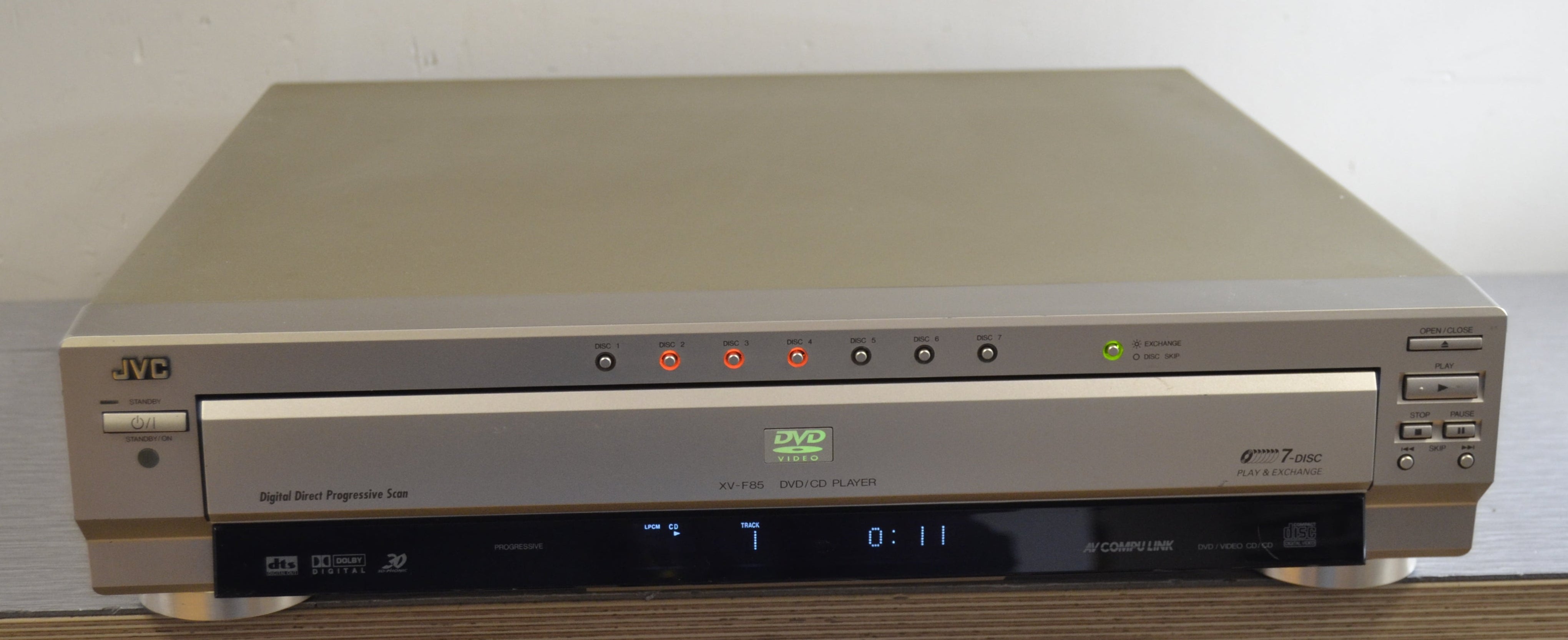 JVC XV-F85 DVD/CD Carousel * 7 Discs – The Turntable Store