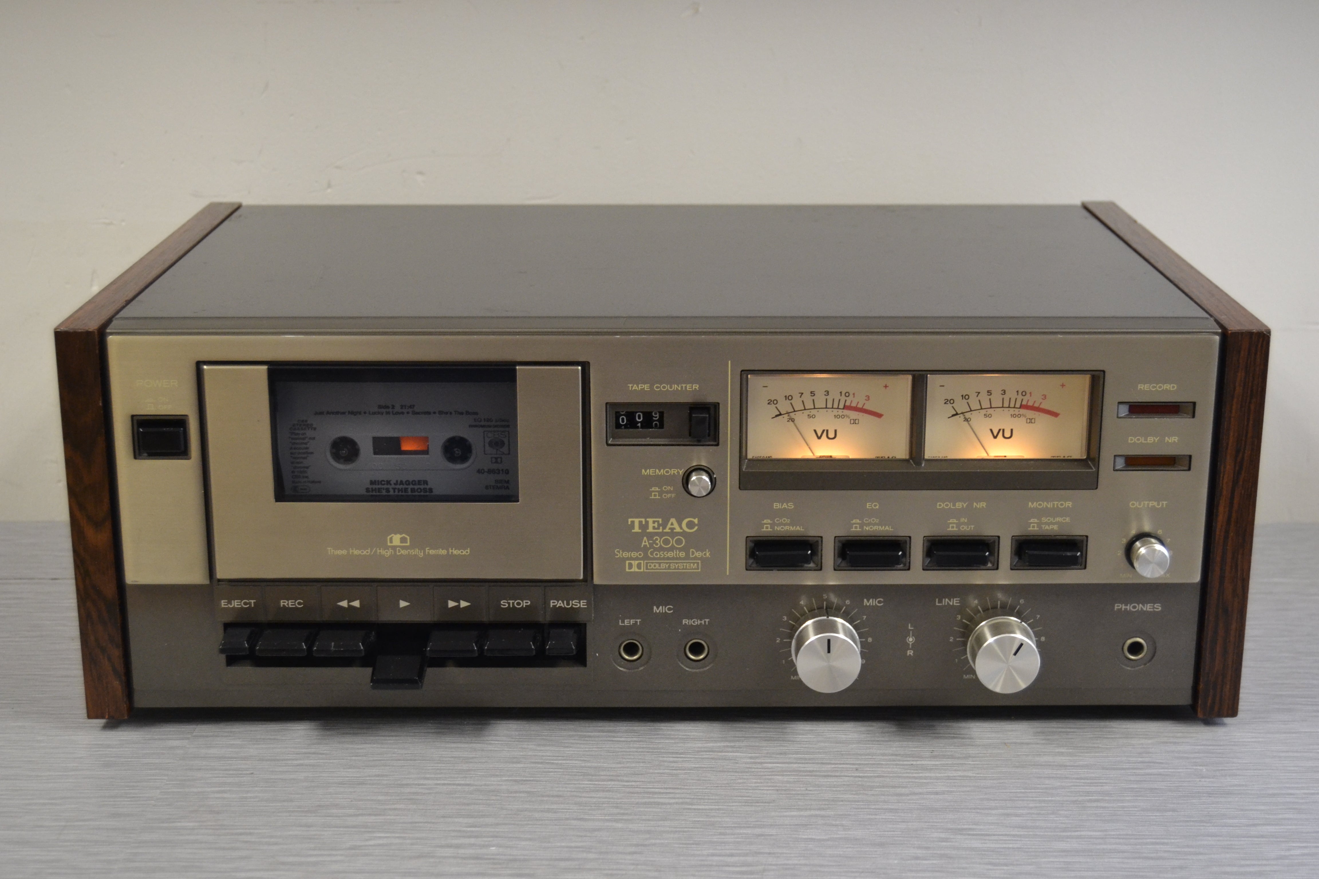Teac A300 Single Cassette Deck - New Belts - 3 Heads - 1979 – The ...