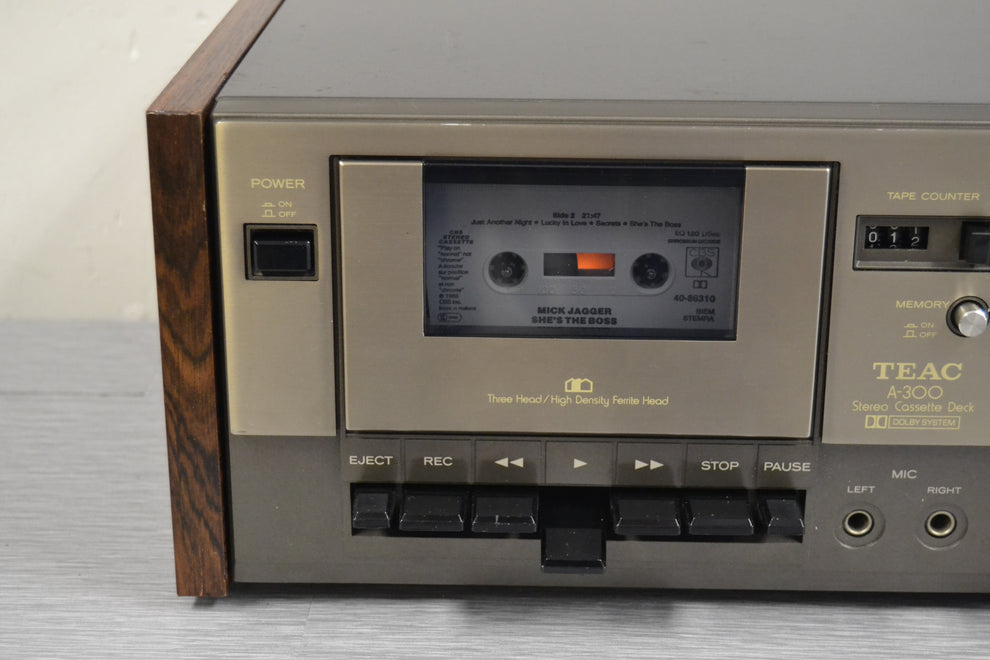 Teac A300 Single Cassette Deck - New Belts - 3 Heads - 1979 – The ...