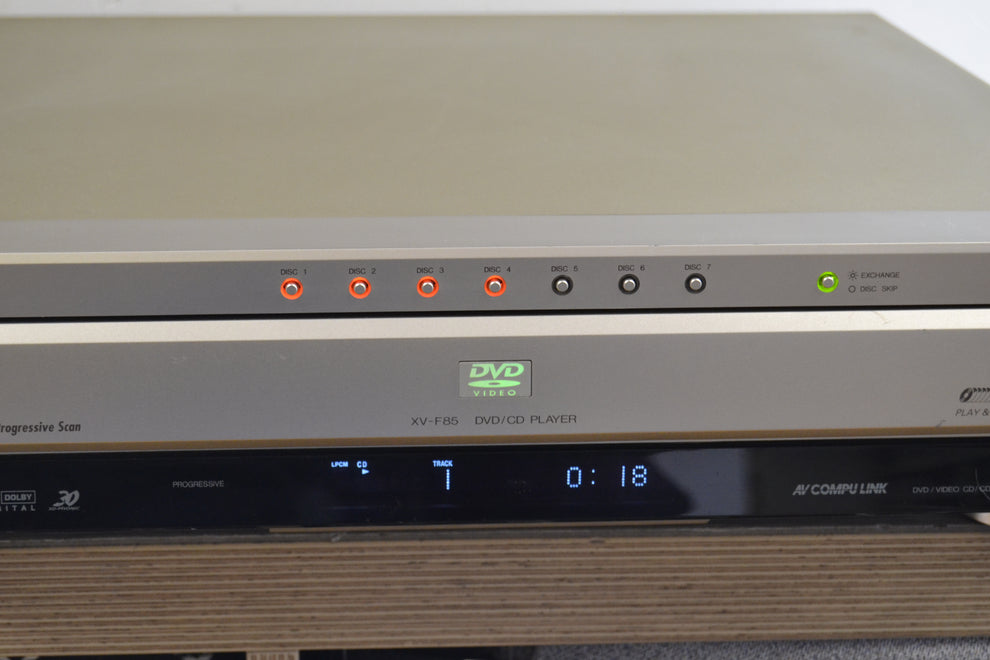 JVC XV-F85 DVD/CD Carousel * 7 Discs – The Turntable Store