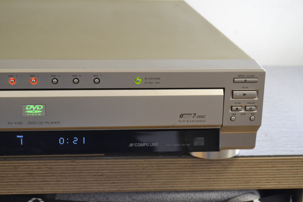 JVC XV-F85 DVD/CD Carousel * 7 Discs – The Turntable Store