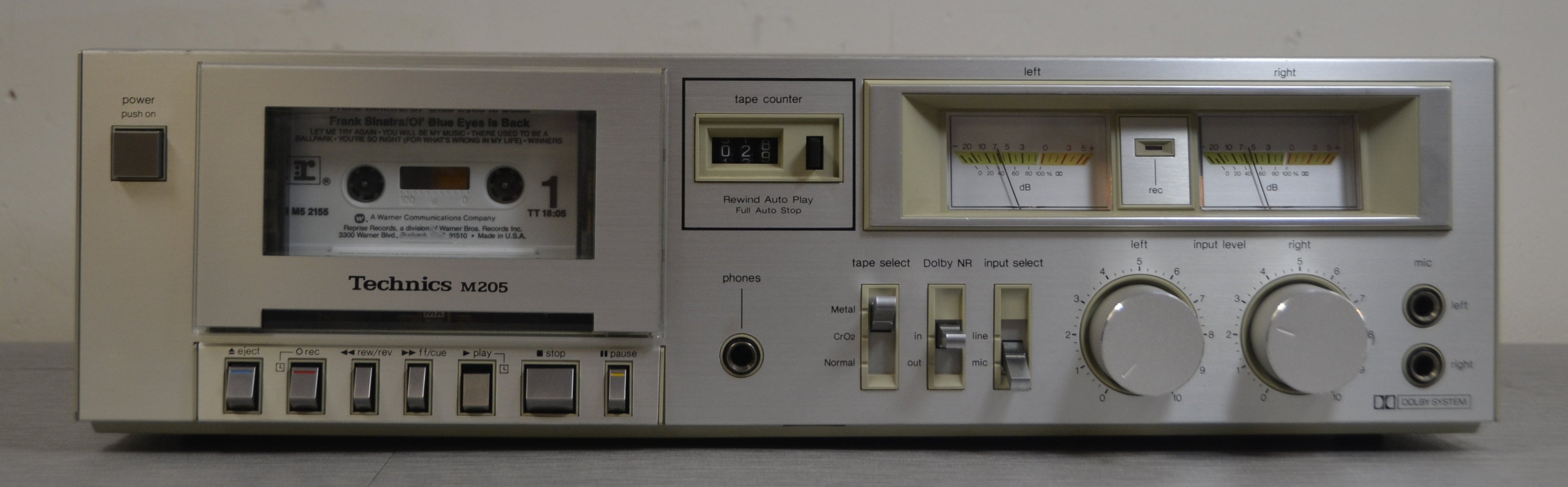 Technics RS-M205 Single Cassette Deck – The Turntable Store