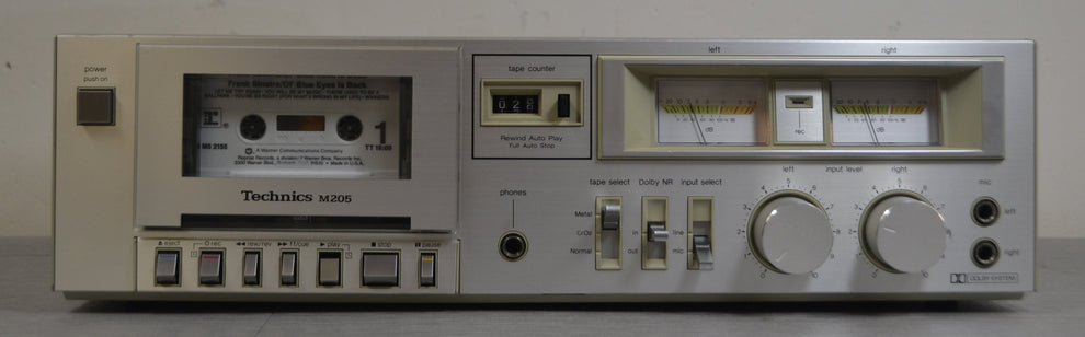 Technics RS-M205 Single Cassette Deck – The Turntable Store