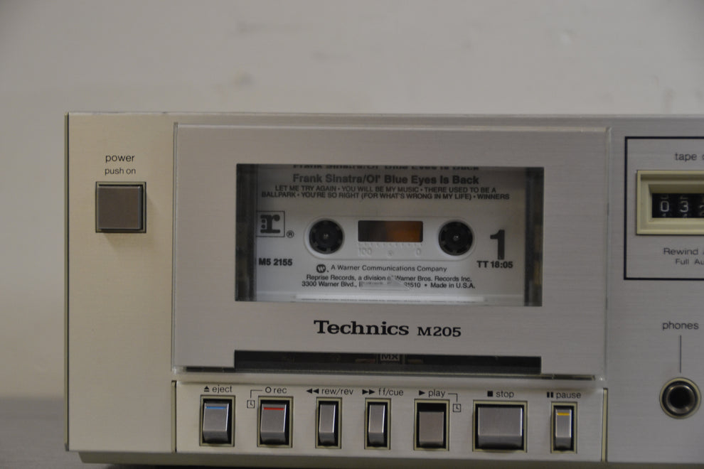Technics RS-M205 Single Cassette Deck – The Turntable Store