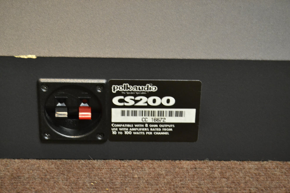 Polk Audio CS200 Center Channel Speaker – The Turntable Store