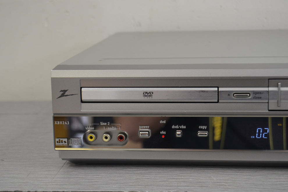 Zenith XBV243 VHS HiFi / DVD Combo Player – The Turntable Store