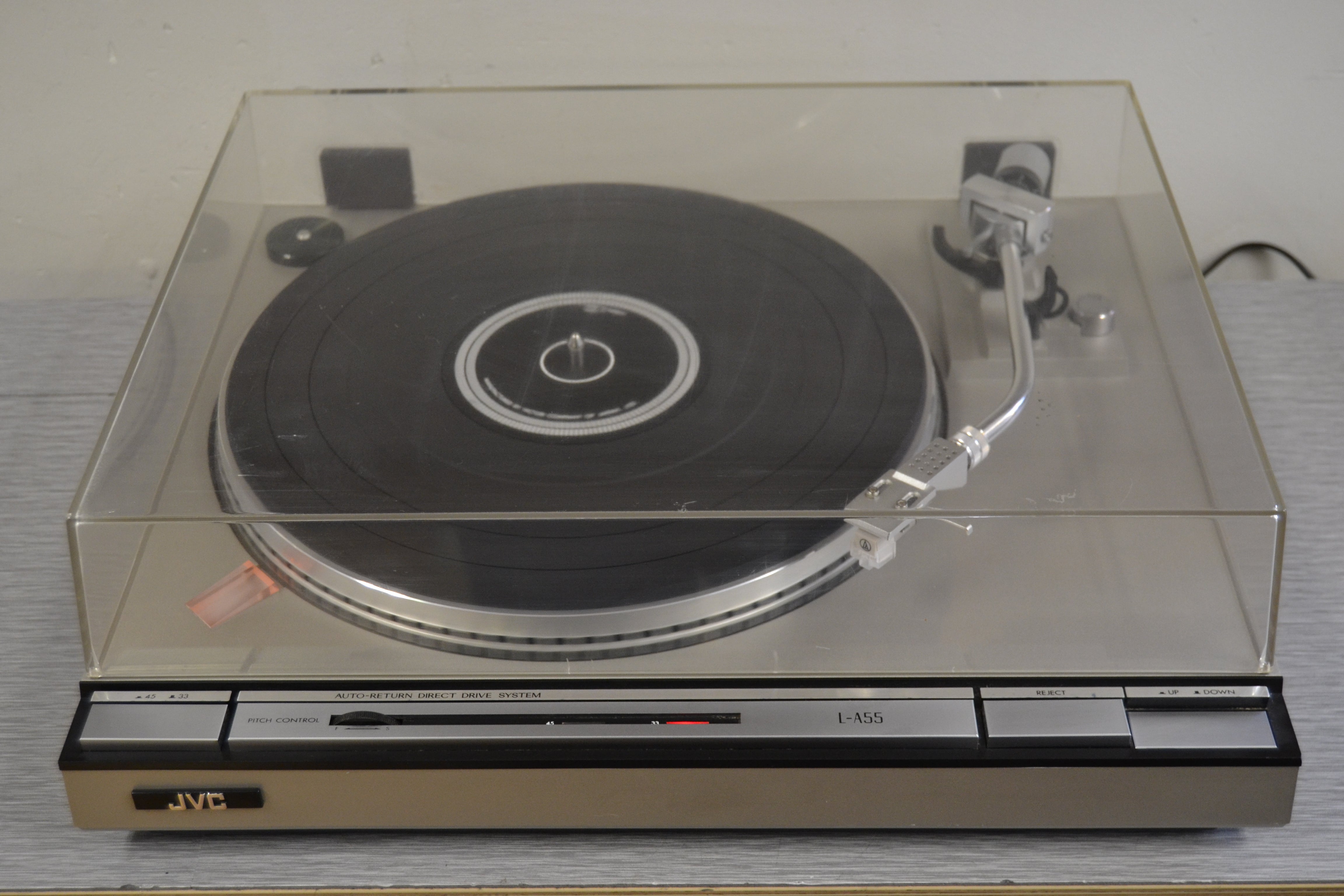 JVC L-A55 Direct Drive Turntable - NEW AT3600 Audio Technica Cartridge ...