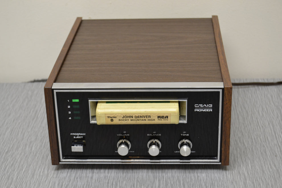 Craig Pioneer 3205 - Stereo Amplifier with 8 Track Player – The ...