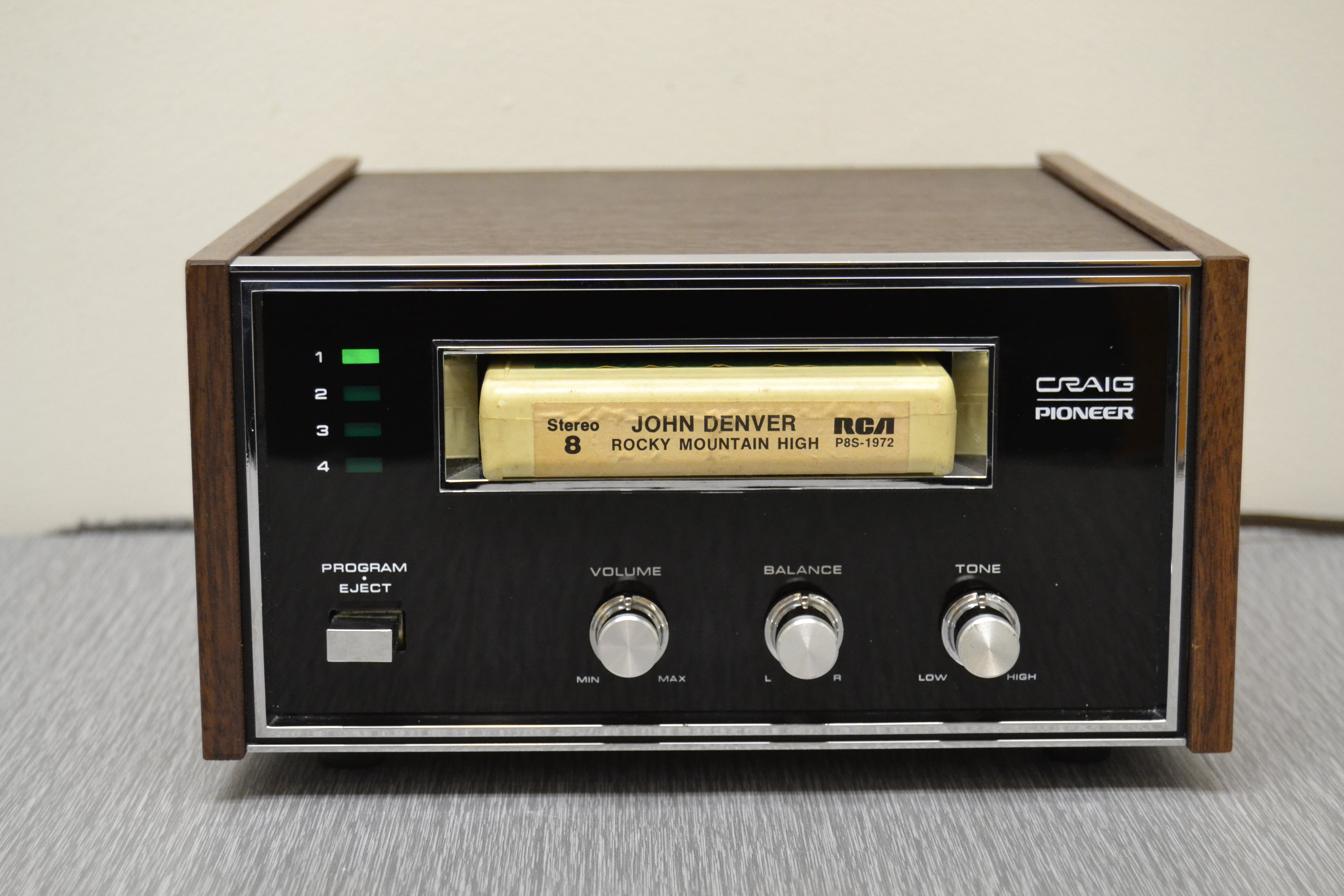Craig Pioneer 3205 - Stereo Amplifier with 8 Track Player – The ...