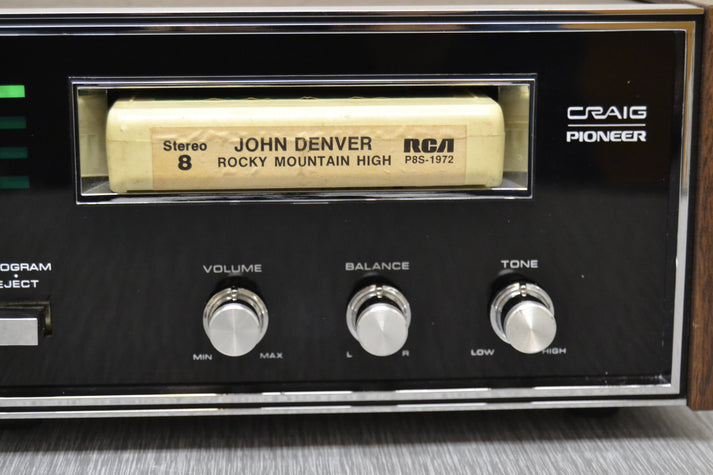 Craig Pioneer 3205 - Stereo Amplifier with 8 Track Player – The ...
