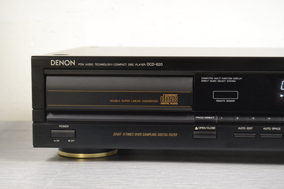 Denon DCD-620 Single CD Player * Remote Control – The Turntable Store