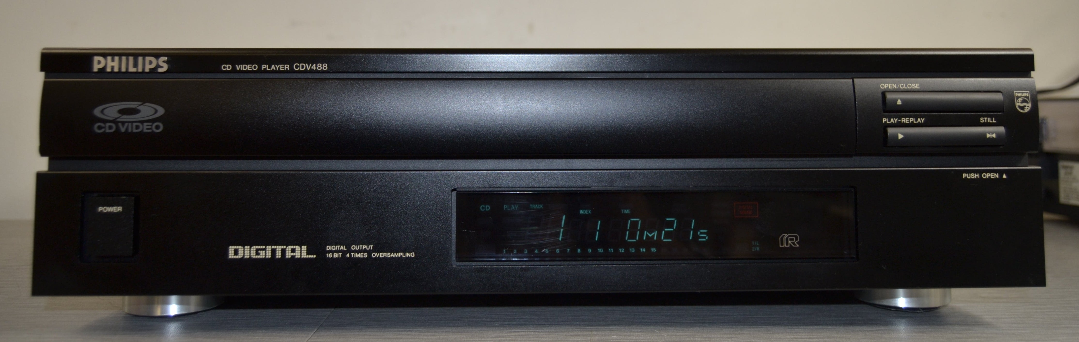 Philips CDV-488 Laserdisc / Cd Video Player – The Turntable Store