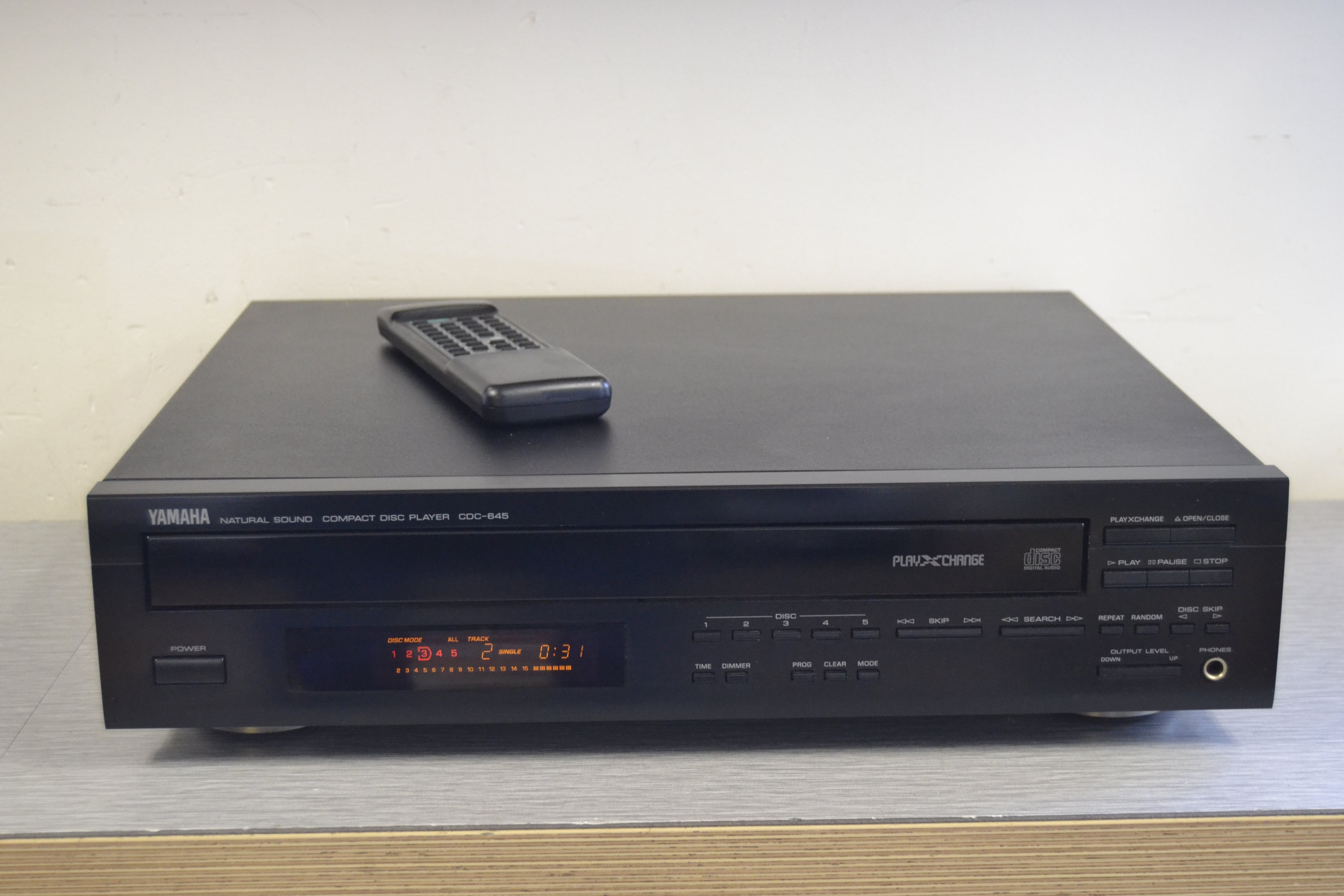 Yamaha CDC-645 CD Changer with Remote Control – The Turntable Store