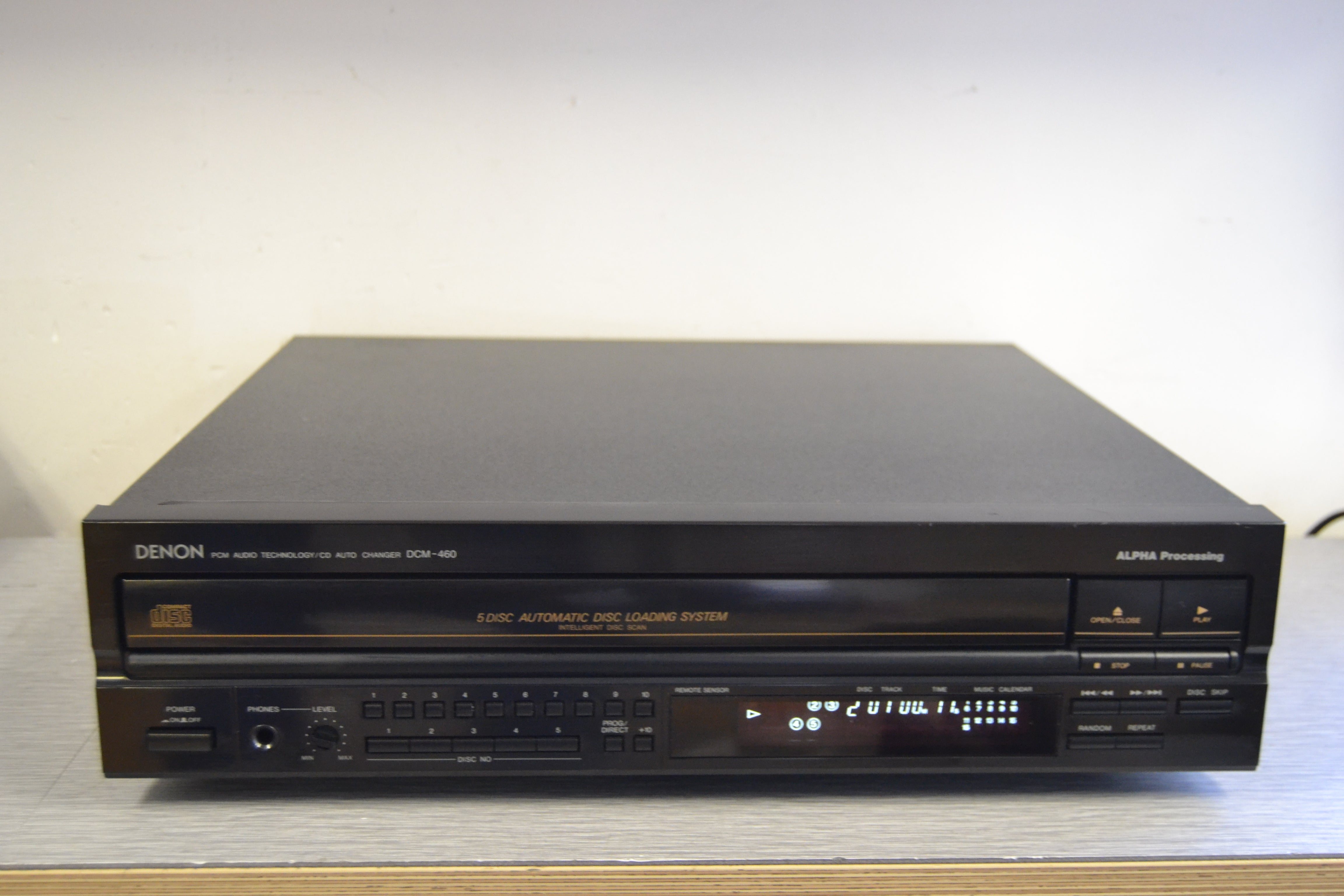 Denon DCM-460 CD Carousel 5 Discs – The Turntable Store