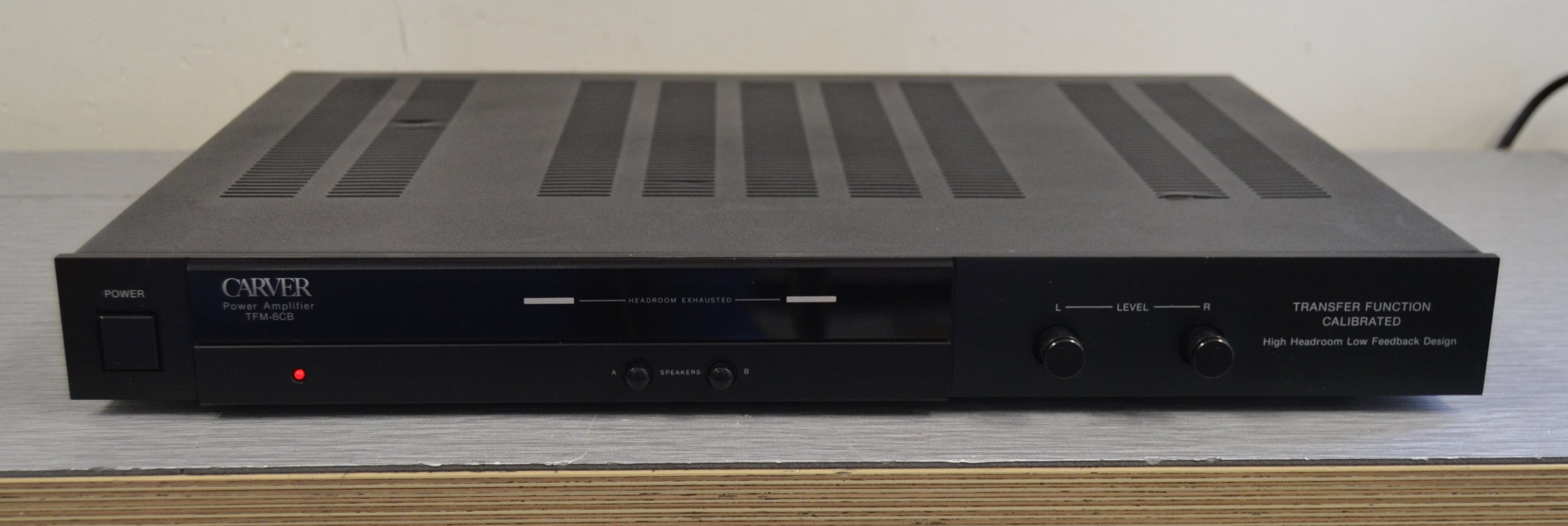 Carver TFM-6CB Power Amplifier * 65W RMS * 1990 – The Turntable Store
