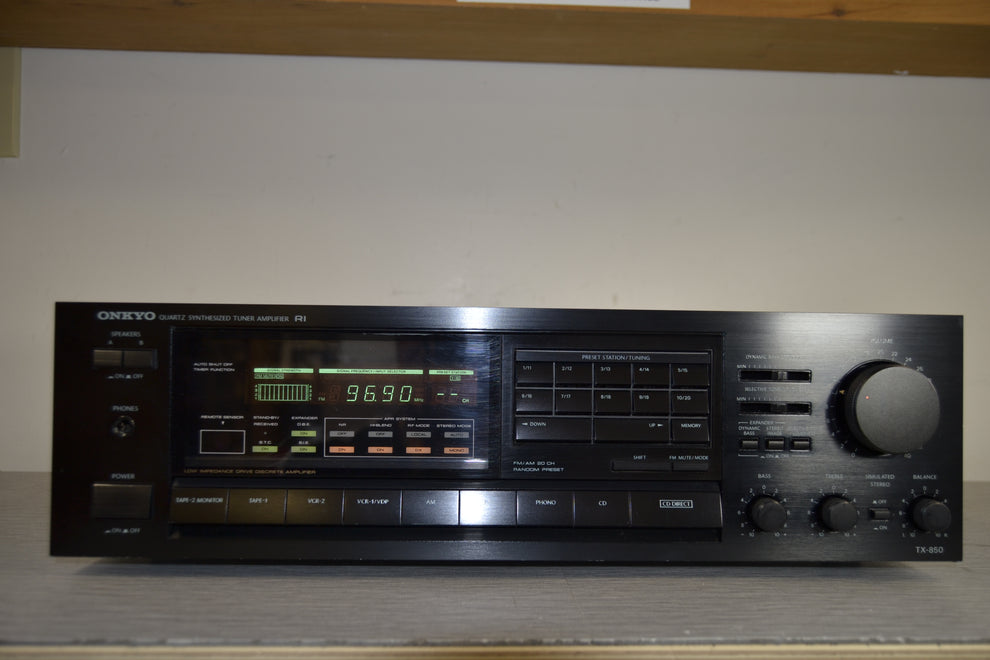 Onkyo TX-850 Stereo Receiver – The Turntable Store