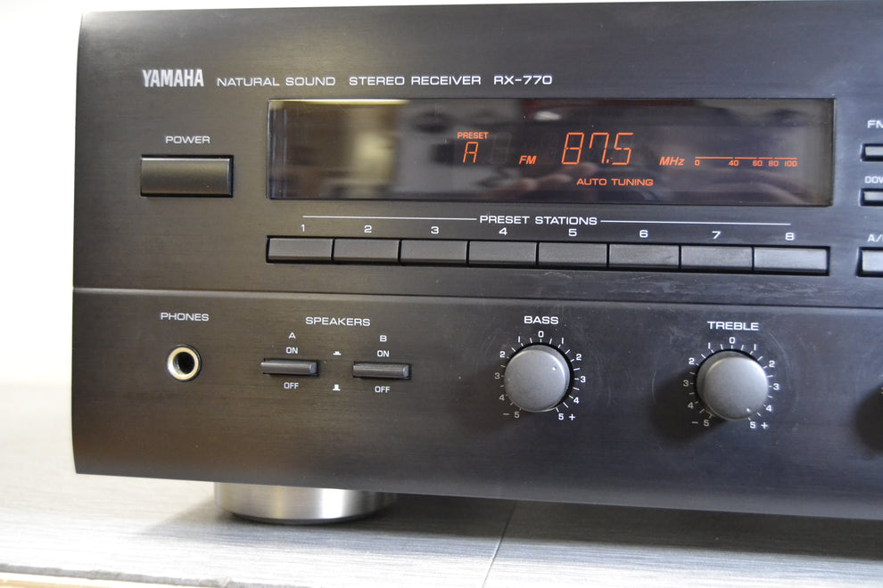 Yamaha RX-770 Stereo Receiver * 85W RMS * 1993 – The Turntable Store