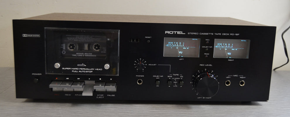 Rotel RD-18F Single Cassette Deck - Fully Serviced - New Belts – The Turntable Store