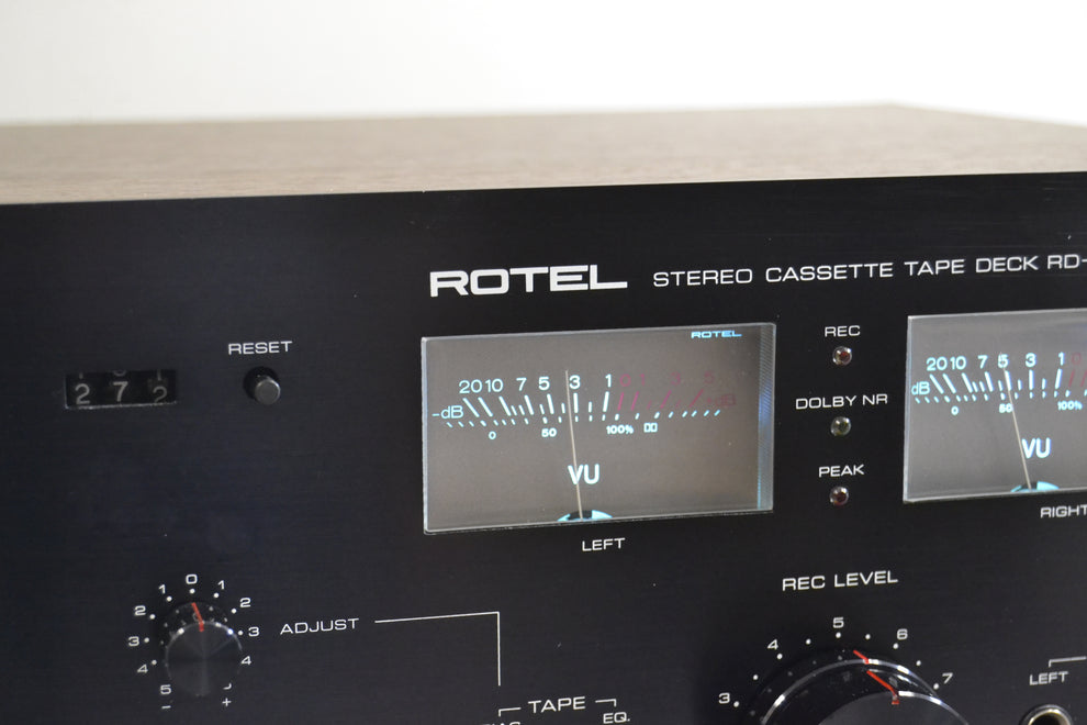 Rotel RD-18F Single Cassette Deck - Fully Serviced - New Belts – The Turntable Store