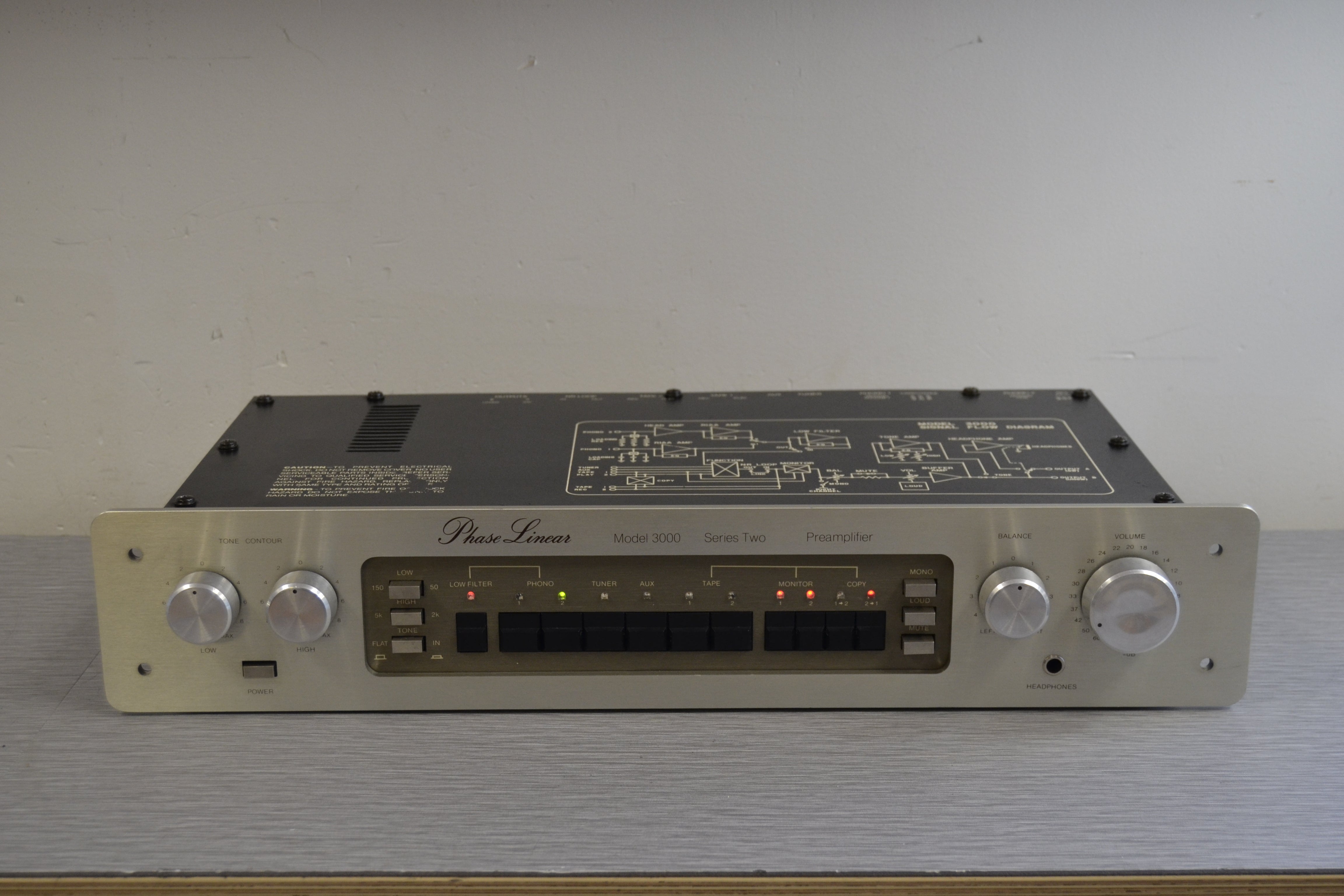 Phase Linear Model 3000 MKII Stereo Preamplifier – The Turntable Store