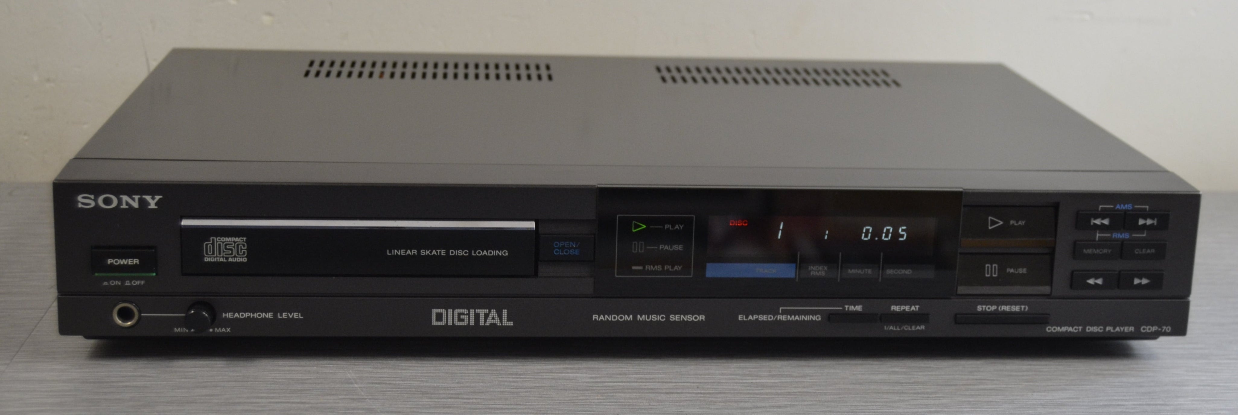 Sony CDP-70 Single CD Player – The Turntable Store