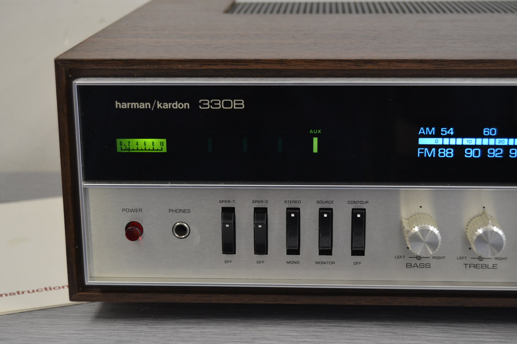 Harman Kardon 330B Stereo Receiver * Original Wood Case * Manual – The ...