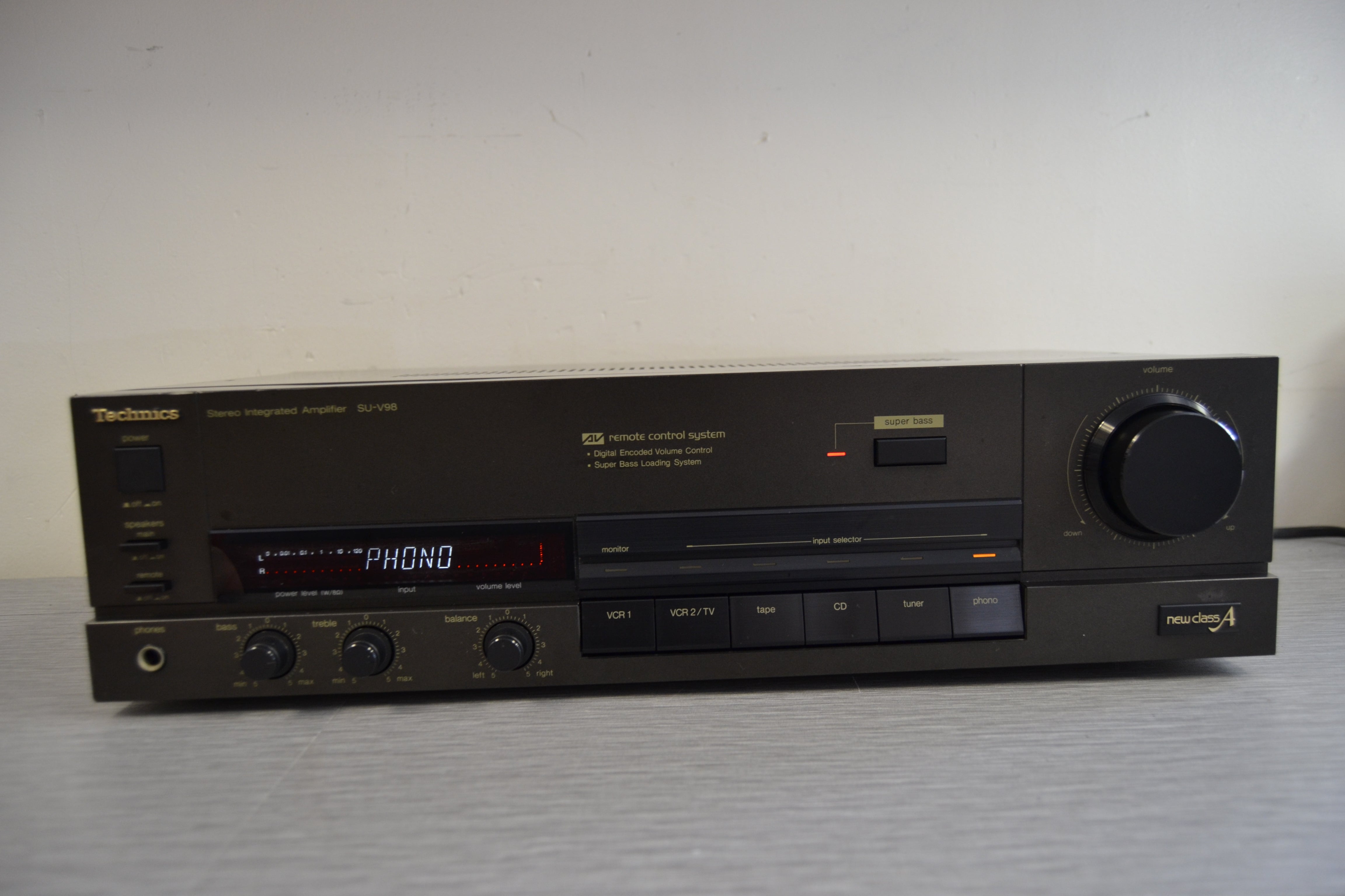 Technics SU-V98 Stereo Integrated Amplifier * 110W RMS – The Turntable ...