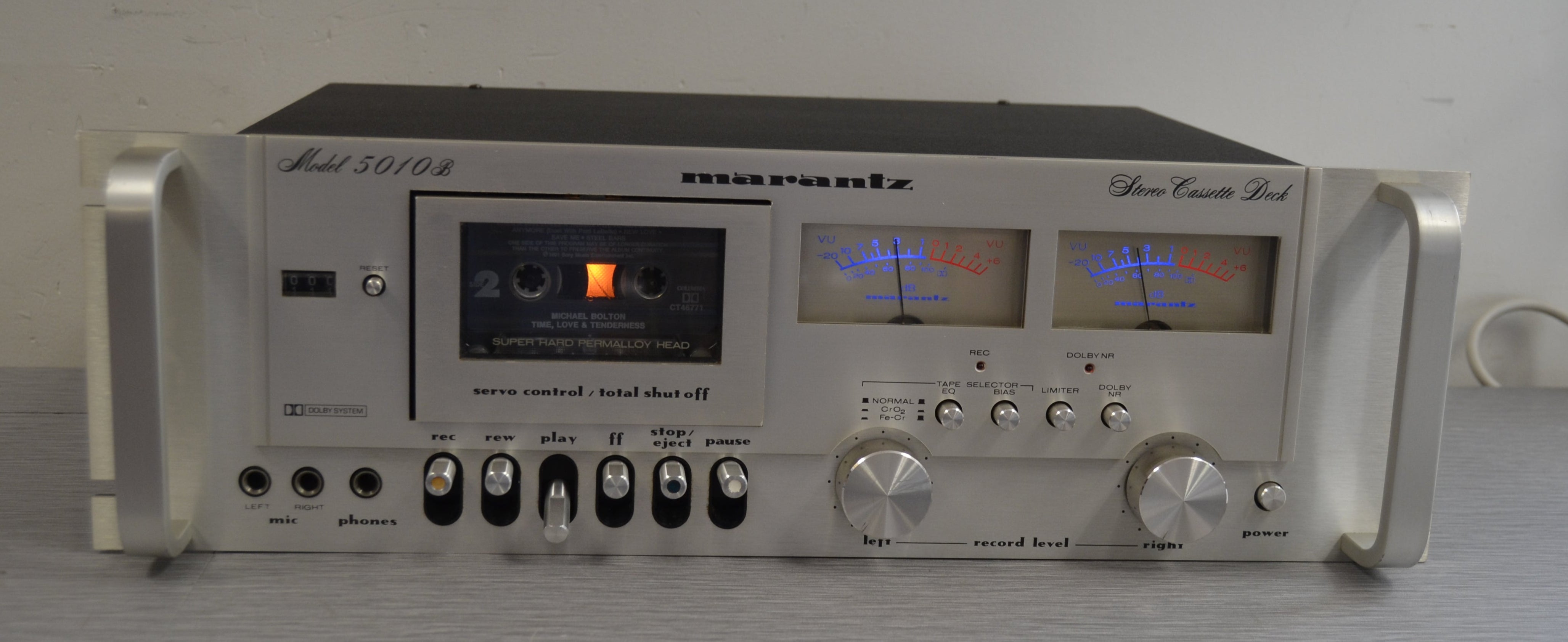 Marantz 5010B SIngle Cassette Deck * New Belts * Audio Rack Version ...
