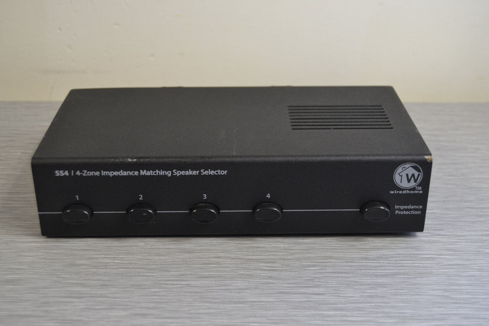 SS4 / 4-Zone Impedance Stereo Matching Speaker Selector Switch – The Turntable Store
