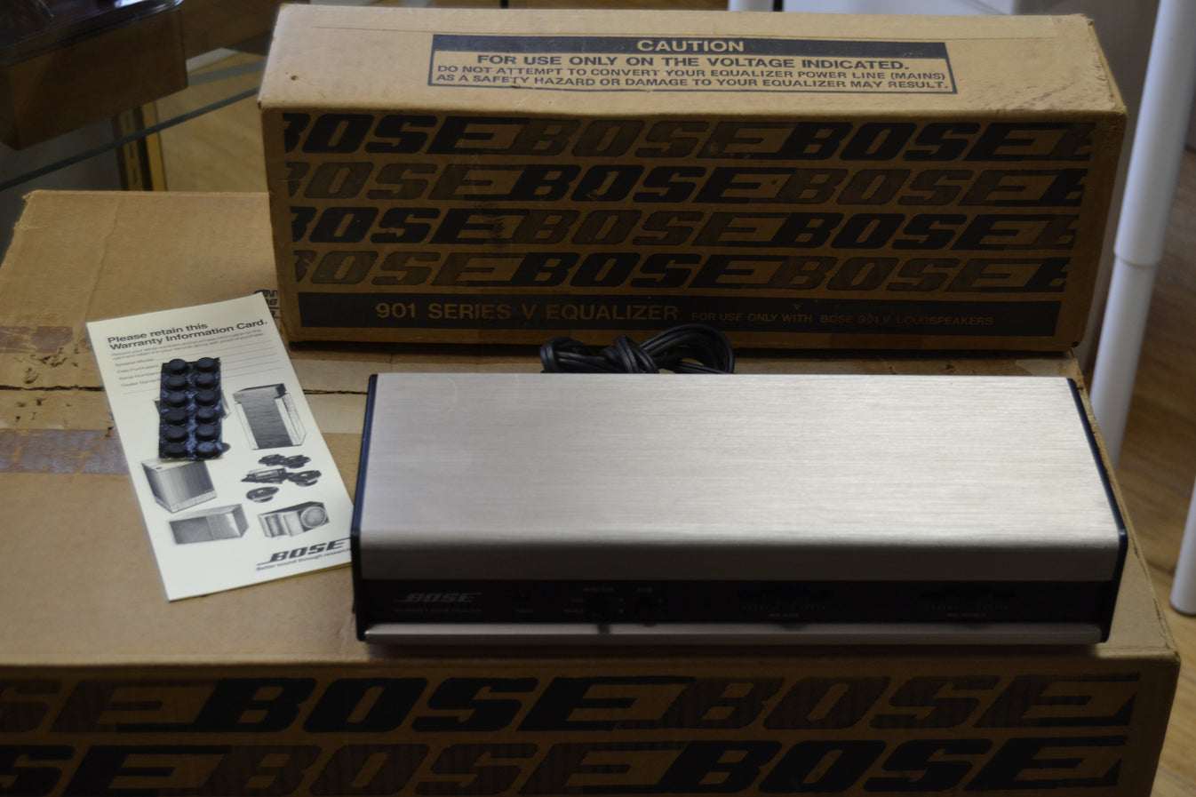 Bose 901 Series V in Boxes Fully Refoamed * Equalizer in Box fully Rec ...