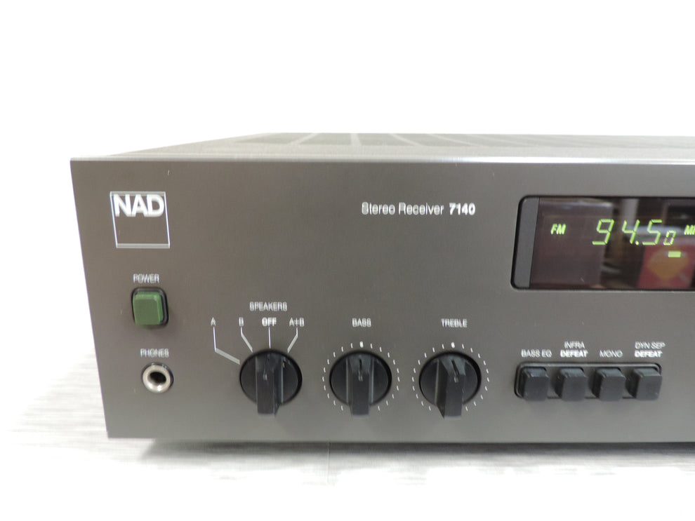 NAD 7140 Stereo Receiver * 1984 * 40W RMS – The Turntable Store