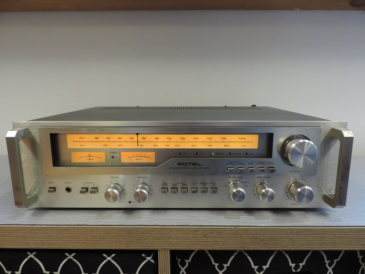 Rotel RX-803 Stereo Receiver * 70W RMS * 1973 – The Turntable Store